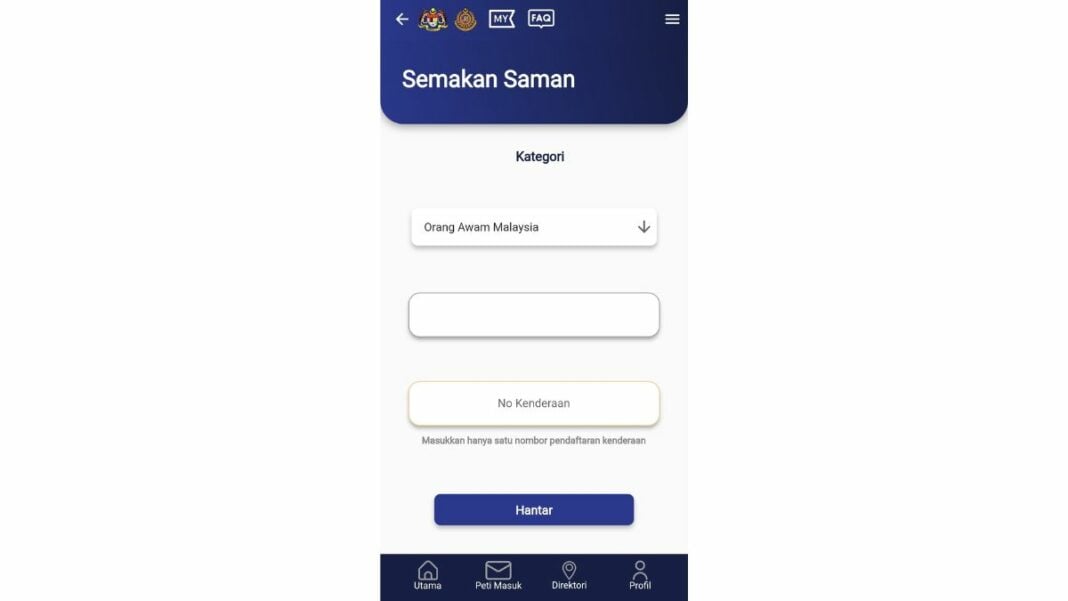 Cara Daftar MyJPJ untuk Semak Lesen Memandu & Cukai Jalan
