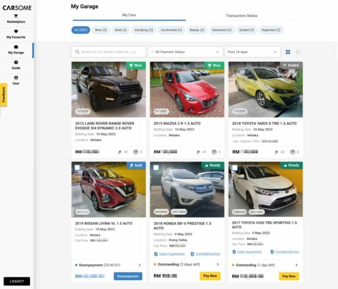 CARSOME Dealer Dashboard: Top Car Bidding Features You Should Know