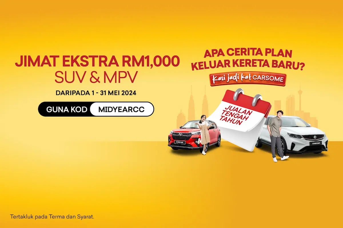 Diskaun Kereta: Promosi Bulanan Kereta Terpakai CARSOME