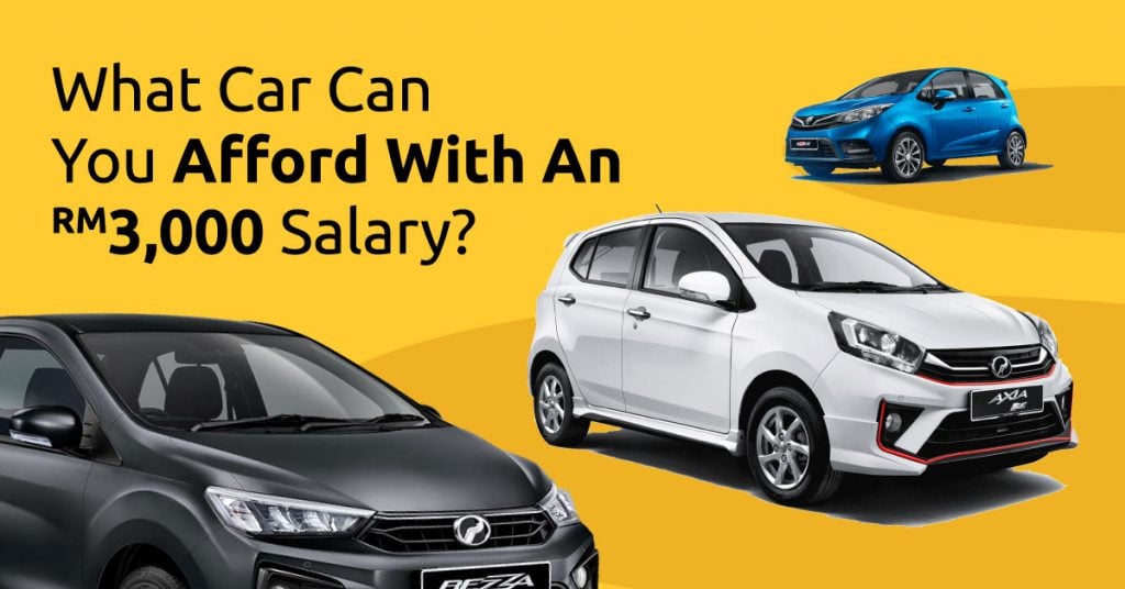 The top five cars you can afford for under RM3,000 salary [Infographic]