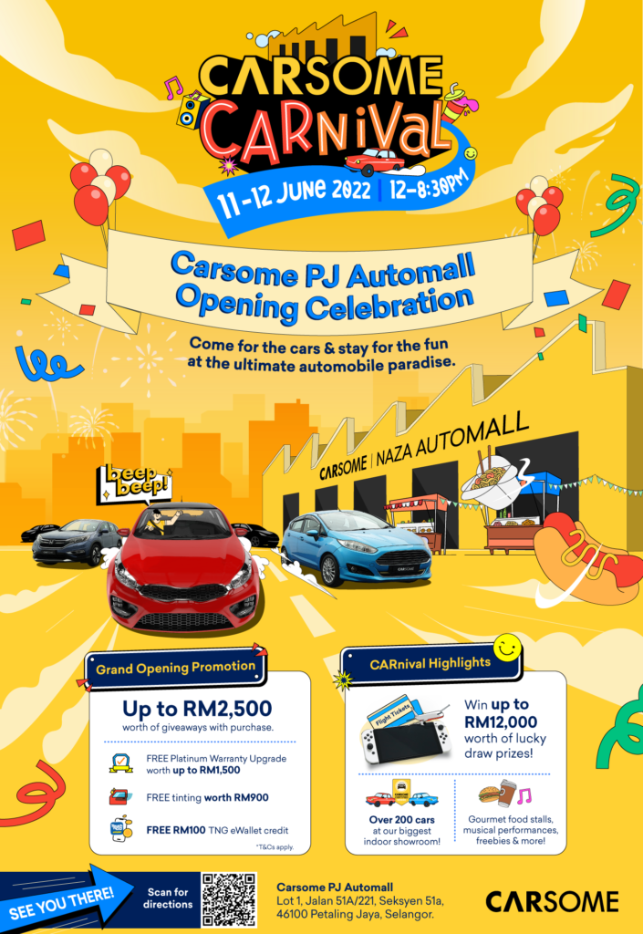 CARSOME PJ Automall Grand Launch Event: Enjoy the CARSOME CARnival ...