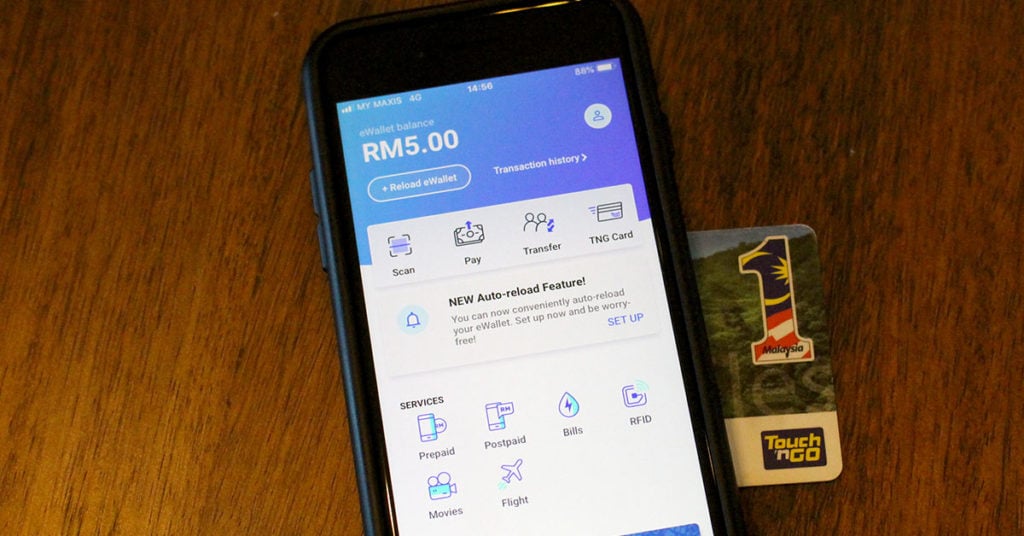 Touch ‘n Go eWallet can now be linked to your Card with Auto Reload!