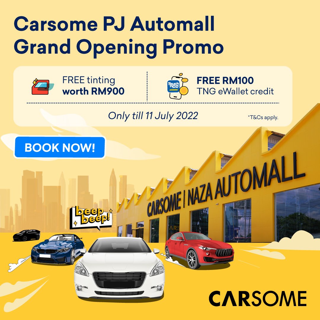 Experience Carsome’s Biggest Indoor Showroom at Naza Automall